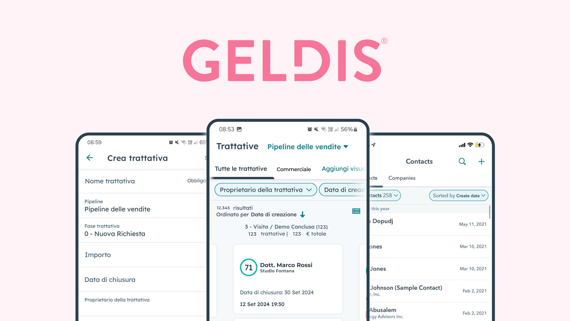 Geldis | Sales Processes